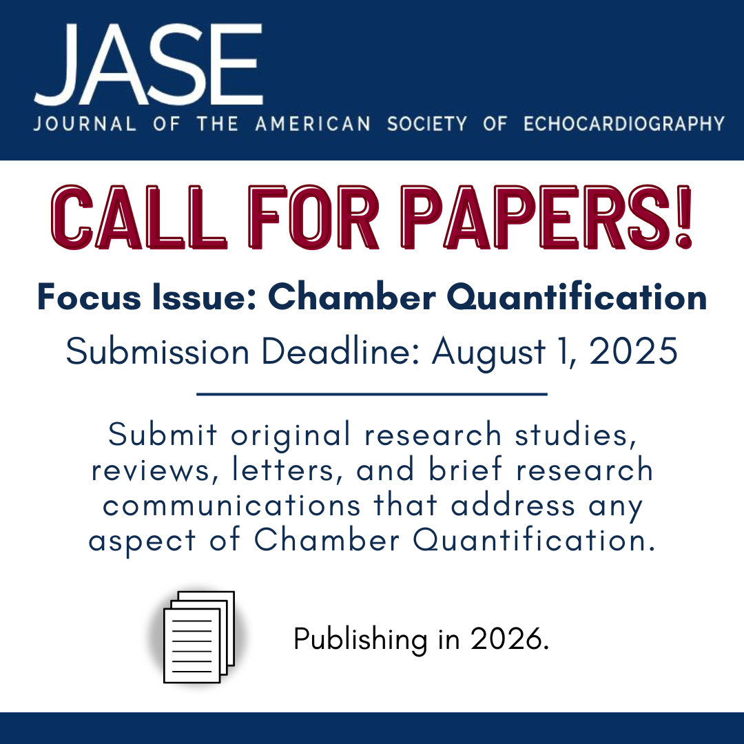JASE Call for Papers: Chamber Quantification - ASE