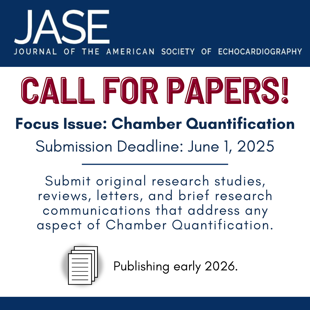 JASE Call for Papers: Chamber Quantification - ASE